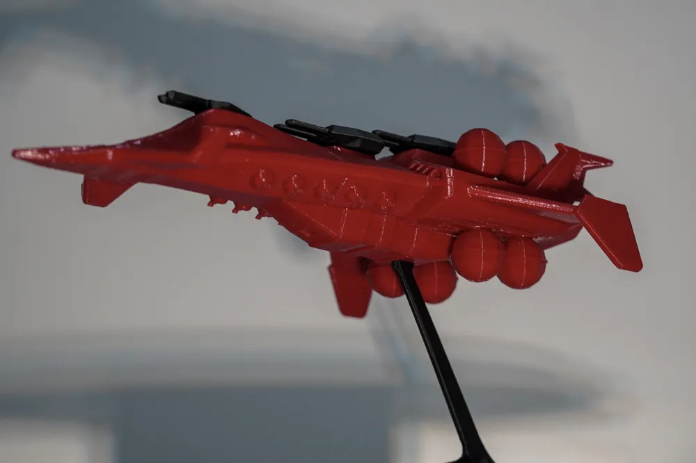 Zabi Palace Zeon "Gwazine"-class Heavy Battleship - Free 3D Print Model ...