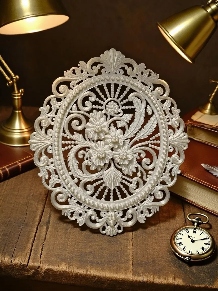 Retro French Baroque Church Window Decoration by 咪崽崽 MakerWorld ...