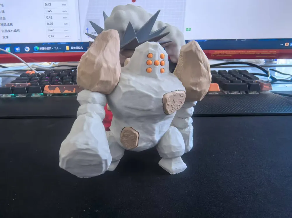 Pokemon Regirock Rock Golem Rock Toilet by 神机百炼 MakerWorld: Download ...