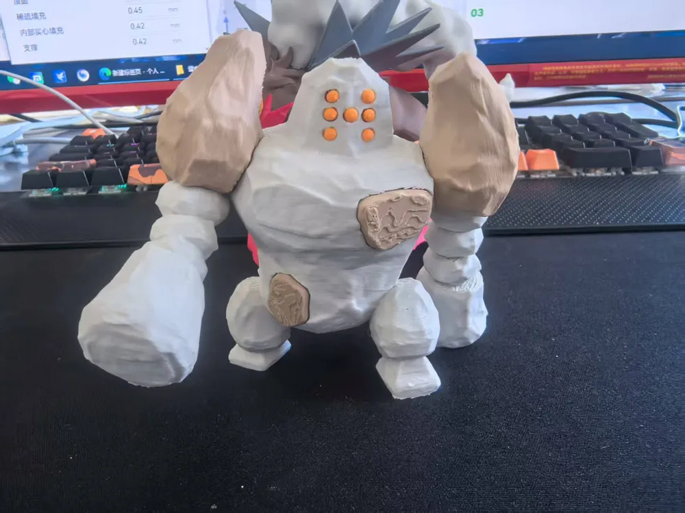 Pokemon Regirock Rock Golem Rock Toilet by 神机百炼 MakerWorld: Download ...