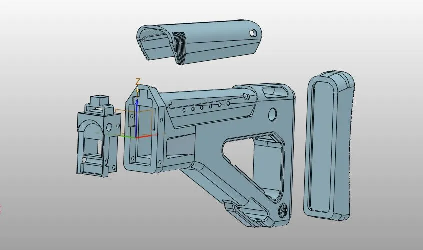 Jingming J10 ACR fixed buttstock by naniyavv MakerWorld: Download Free ...