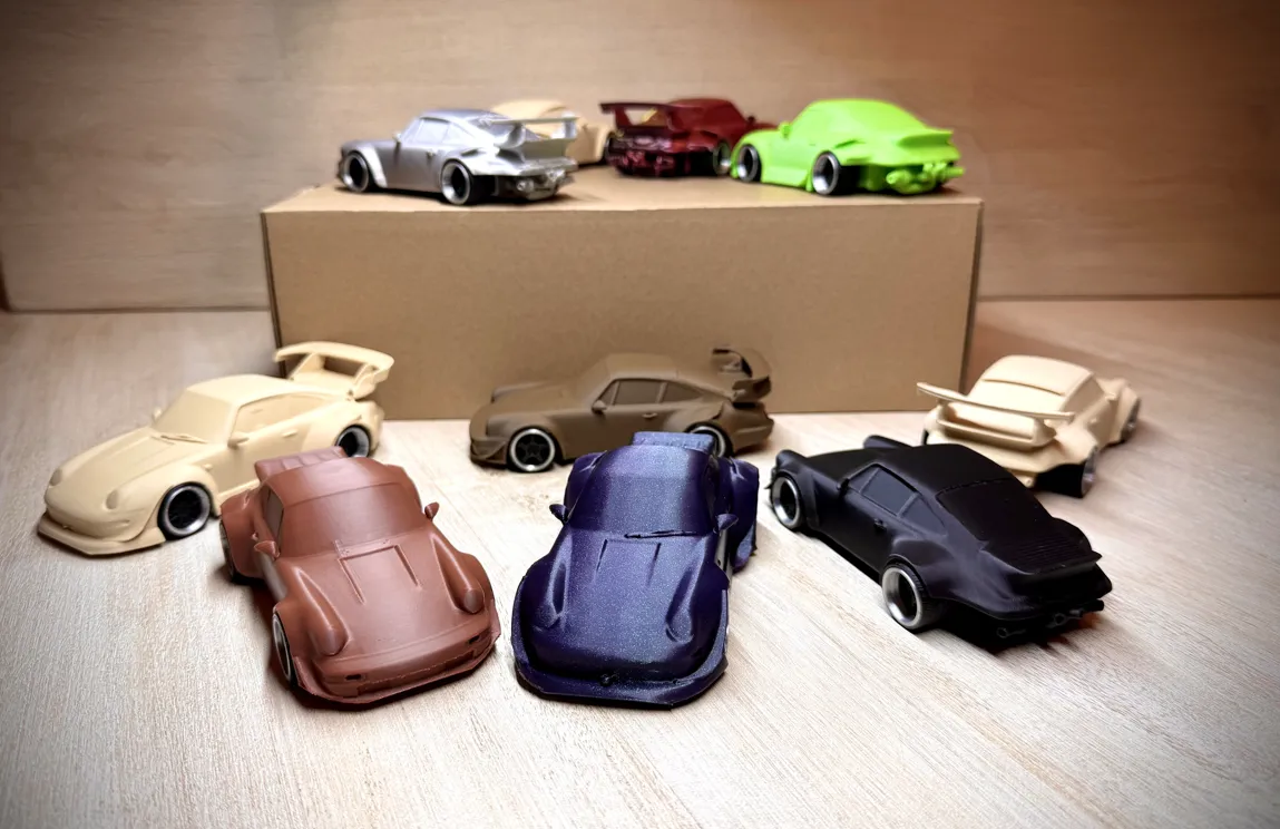 Porsche 911 Turbo RWB Car model set! by ShapeShift 3D Creations ...