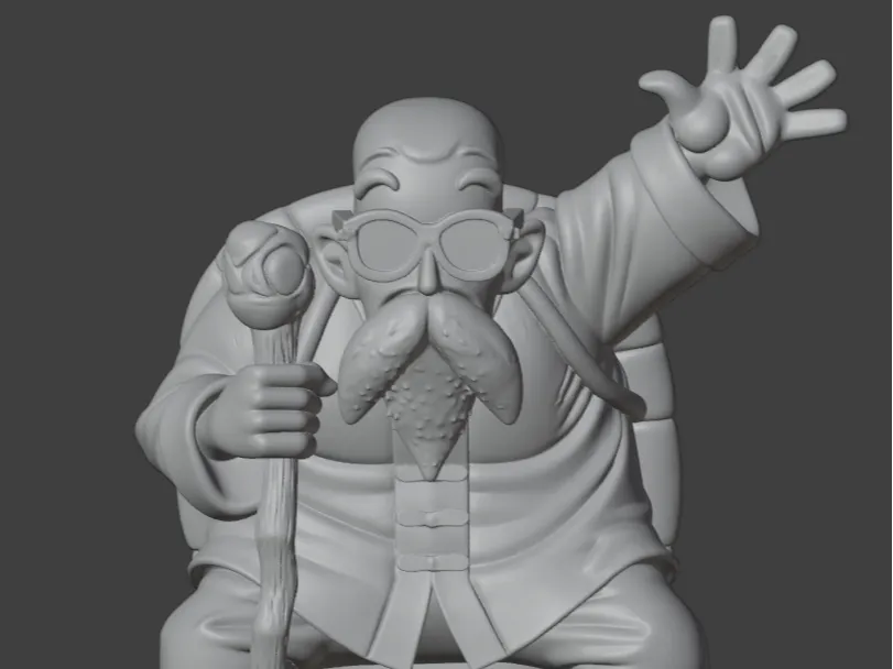 Master Roshi - Free 3D Print Model - MakerWorld