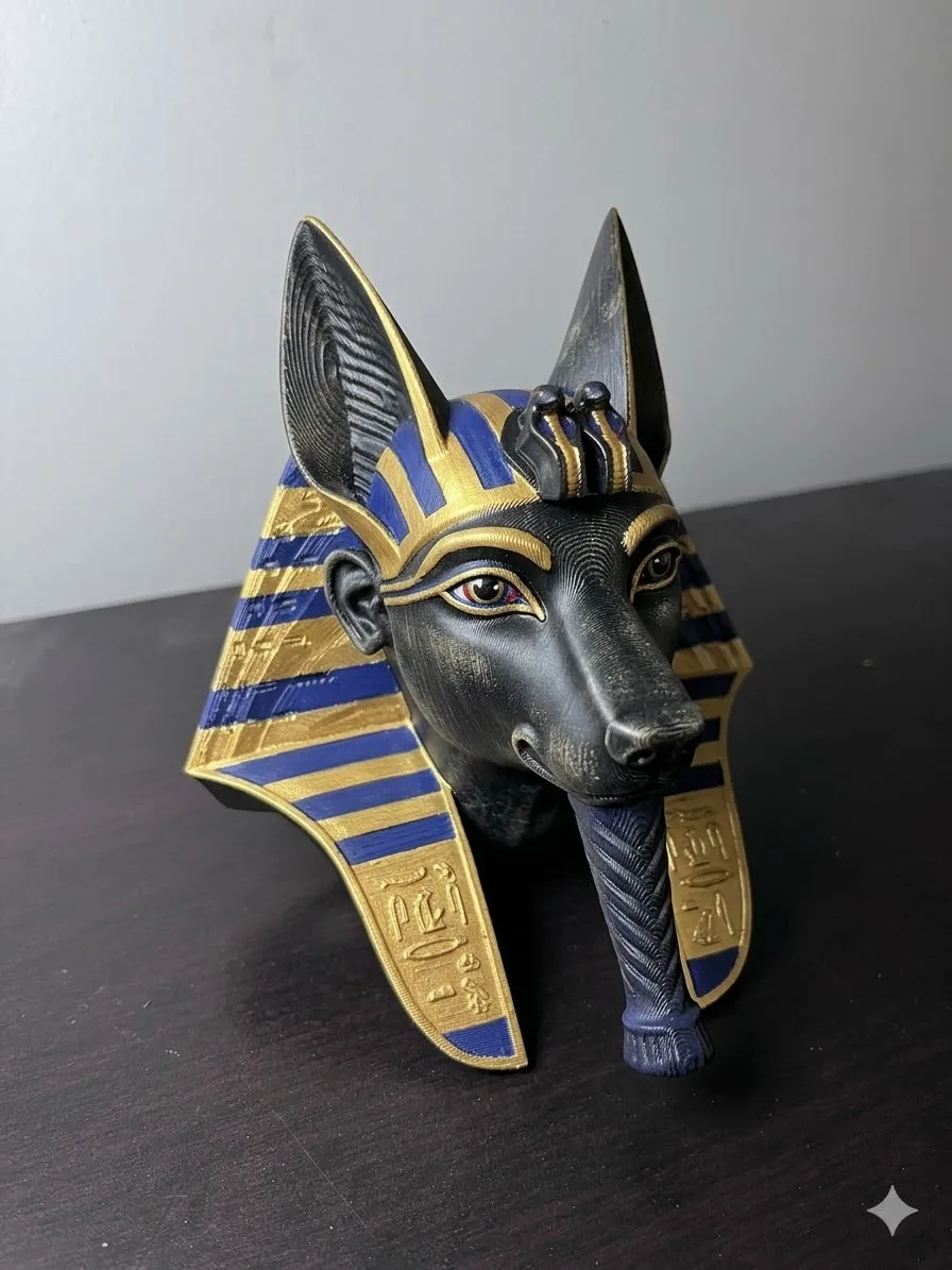 Anubis: The Regal Guardian of the Underworld Bust - Free 3D Print Model ...