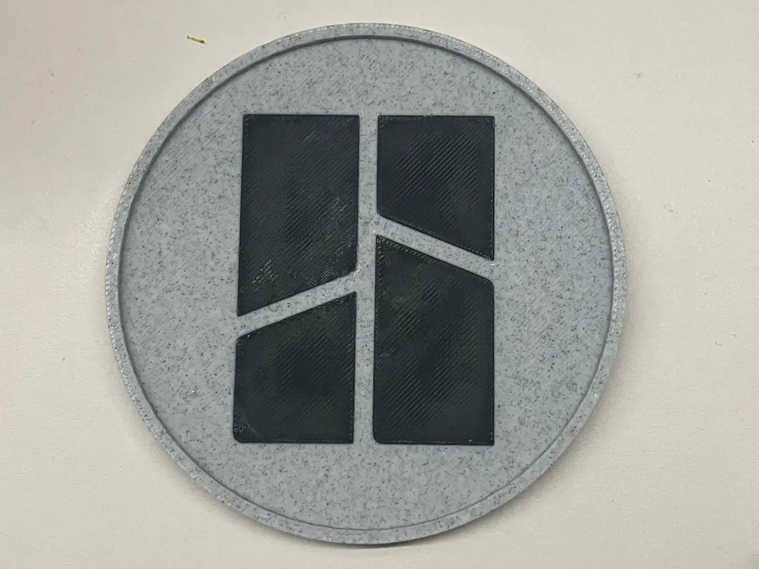 Mug coaster with Bambu Lab logo by Onza MakerWorld: Download Free 3D Models