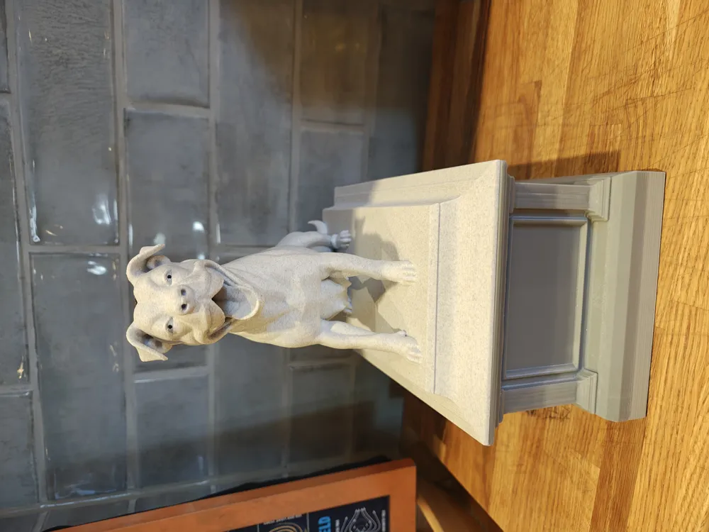 Staffie Urn 1 - Free 3D Print Model - MakerWorld
