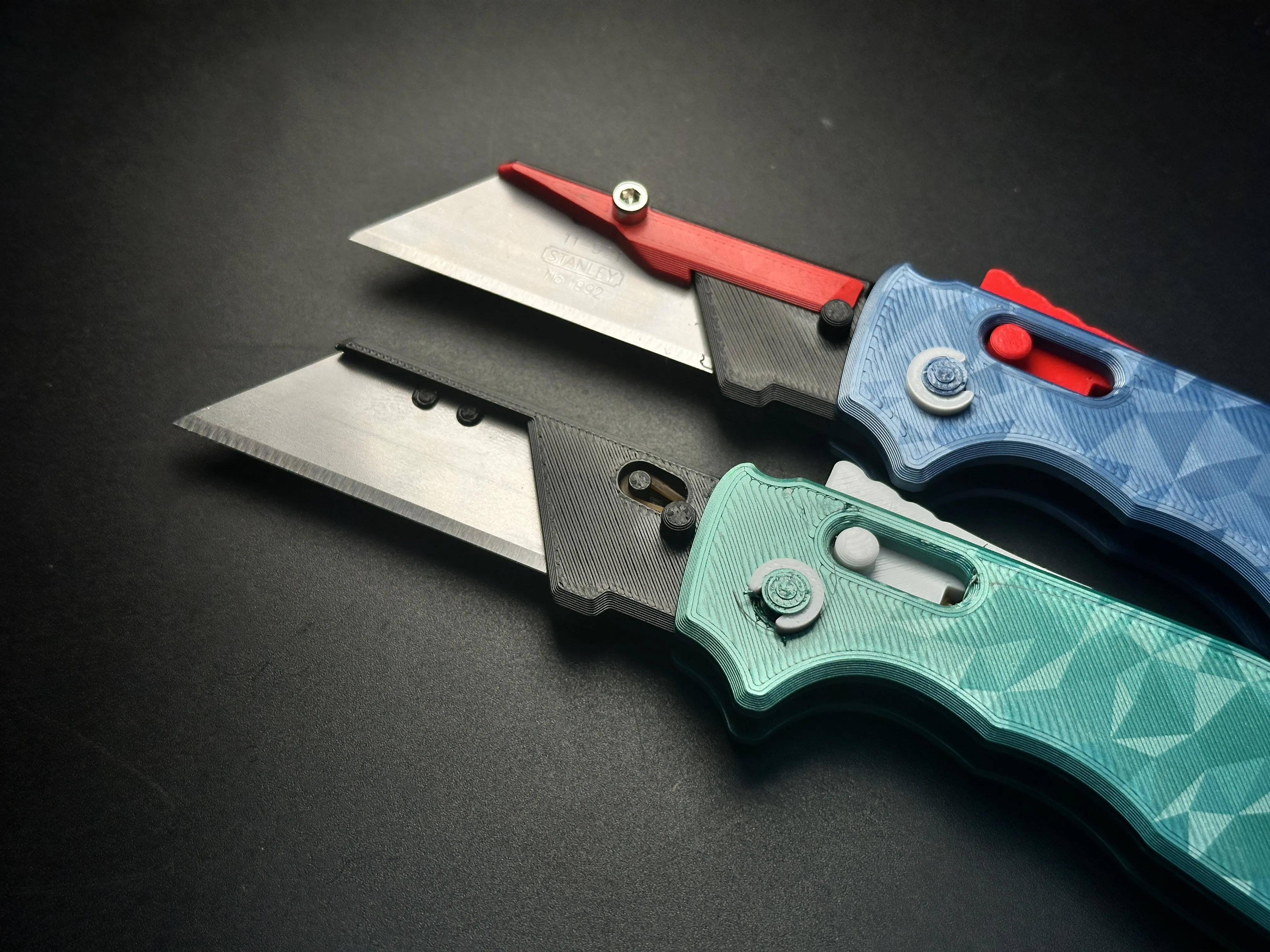 Automatic Side-Opening Knife - Auto-Deploy - Free 3D Print Model ...