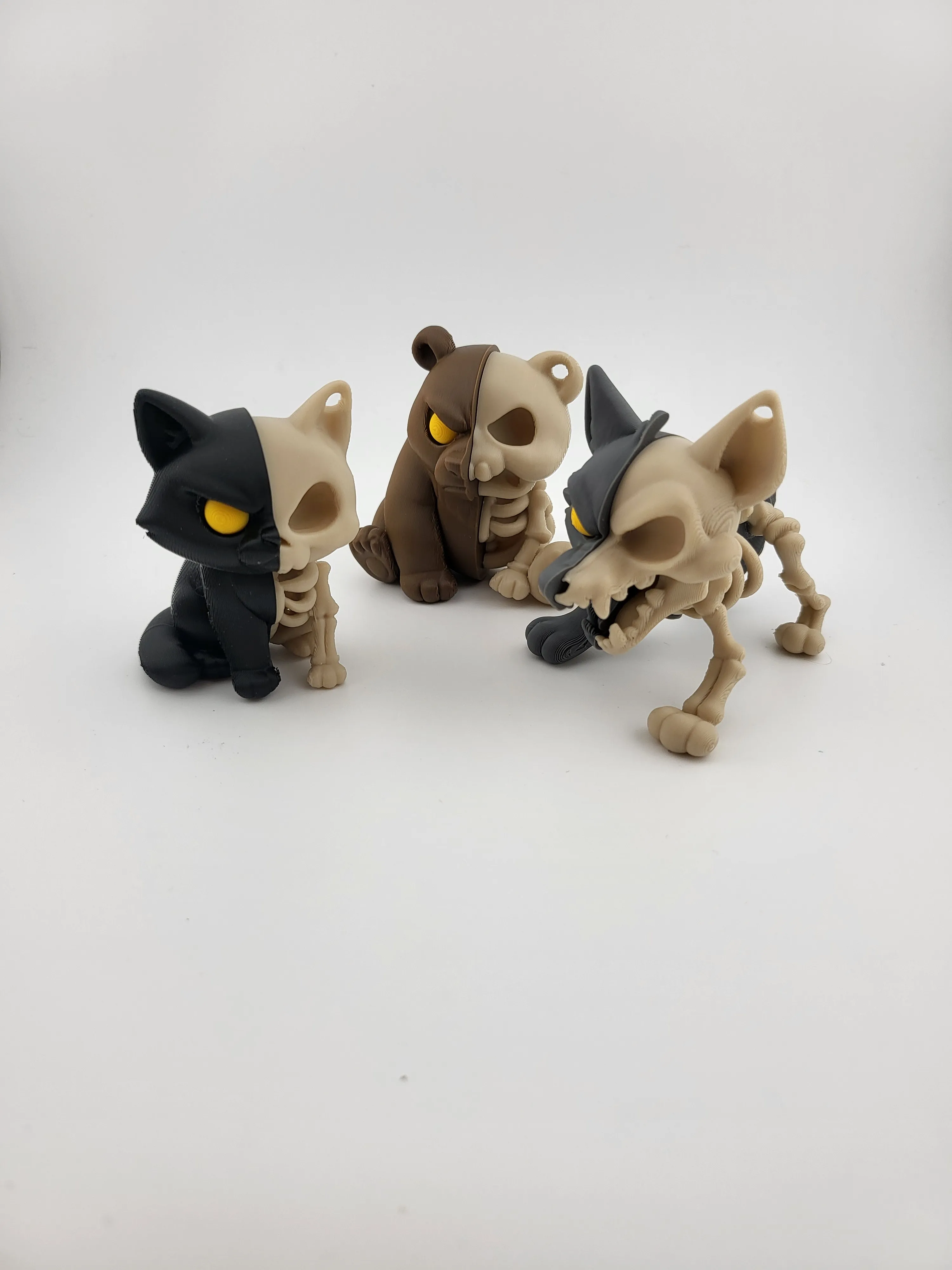 Figuras de Esqueletos de Goku y Vegeta Dragon Ball - Modelo de ...