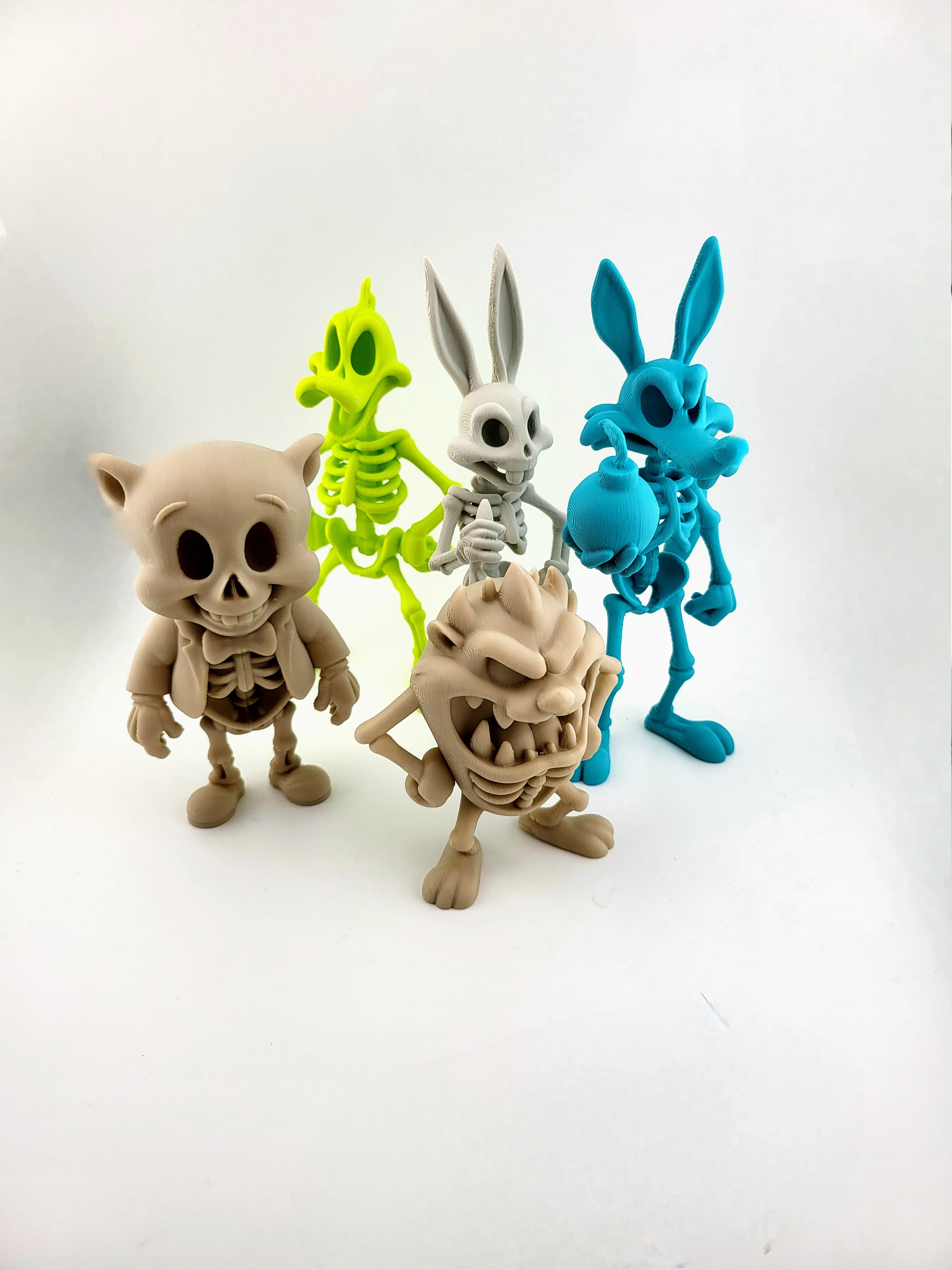 Figuras de Esqueletos de Goku y Vegeta Dragon Ball - Modelo de ...