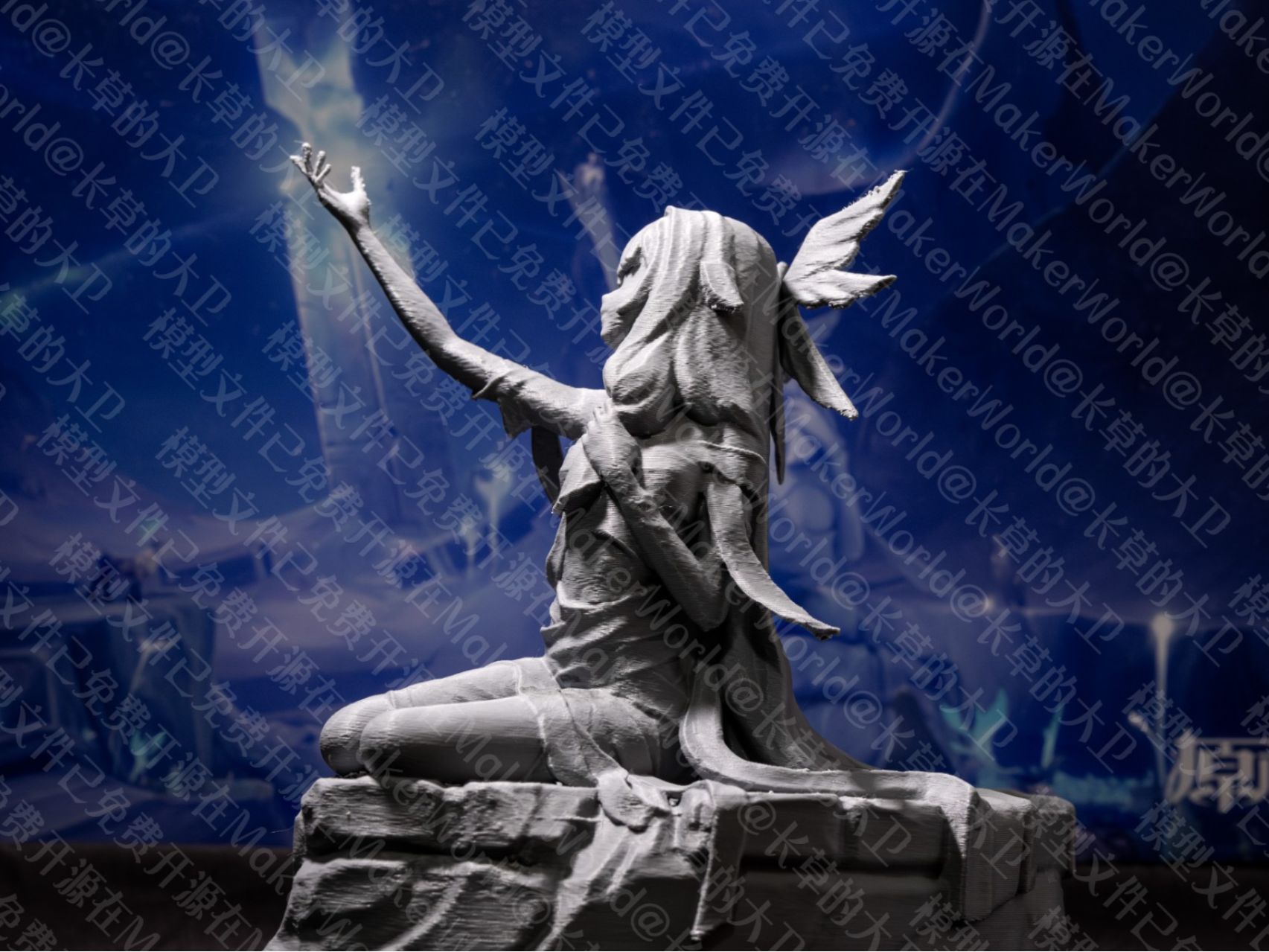 Genshin Impact - Columbina - Statue by 长草的大卫 MakerWorld: Download Free ...