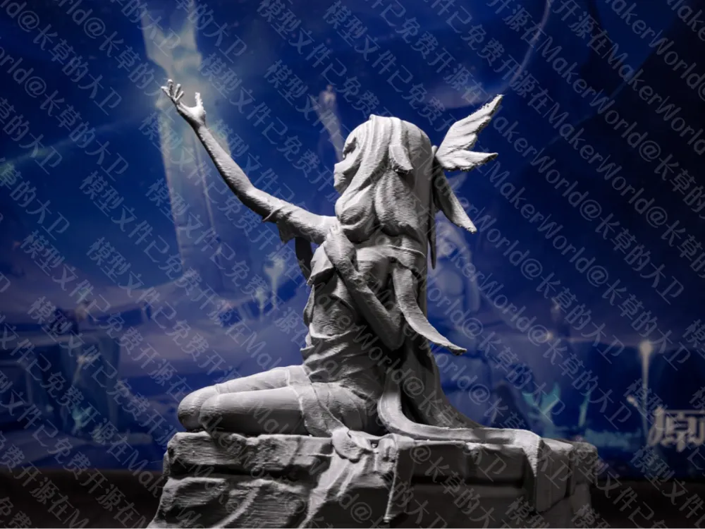Genshin Impact - Columbina - Statue by 长草的大卫 MakerWorld: Download Free ...