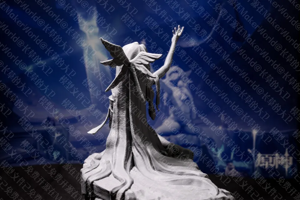 Genshin Impact - Columbina - Statue by 长草的大卫 MakerWorld: Download Free ...