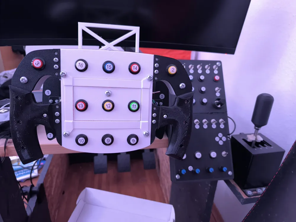 F1 Steering Wheel for Sim Racing (reference design) - Free 3D Print ...