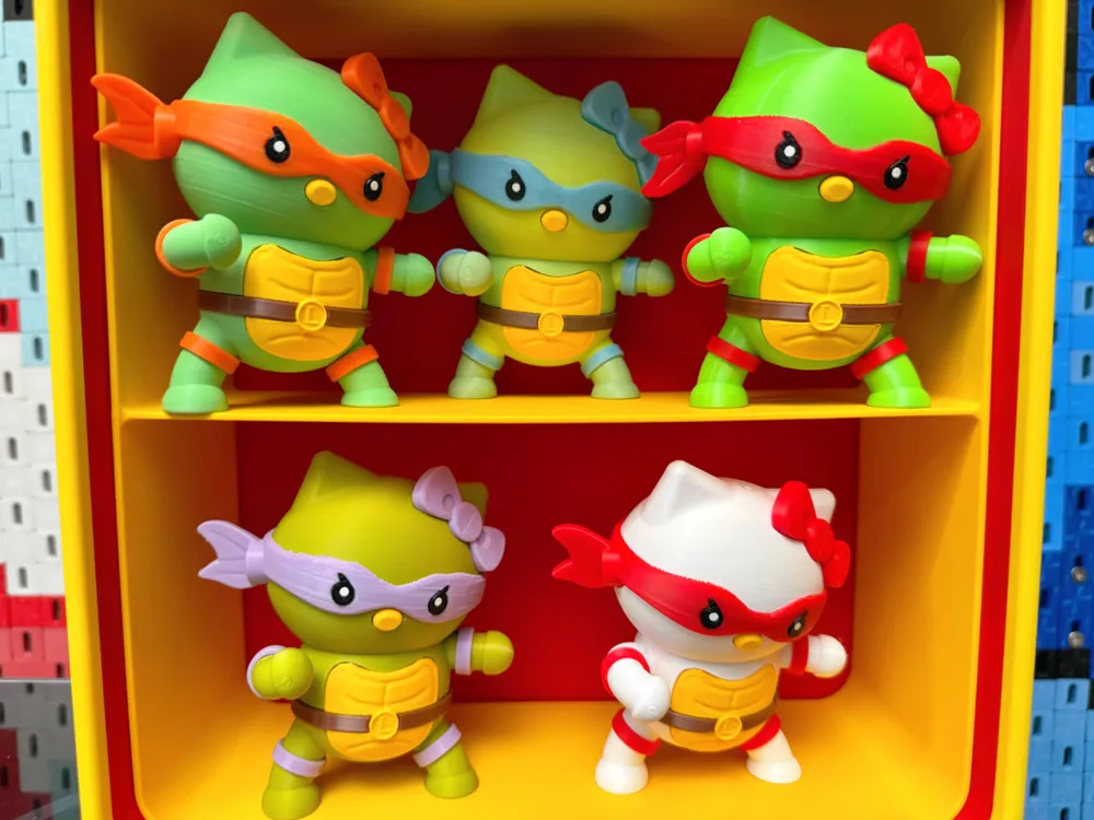 Hello Kitty Ninja Turtles Hello Turtle - Delad version av 关灯DIY ...