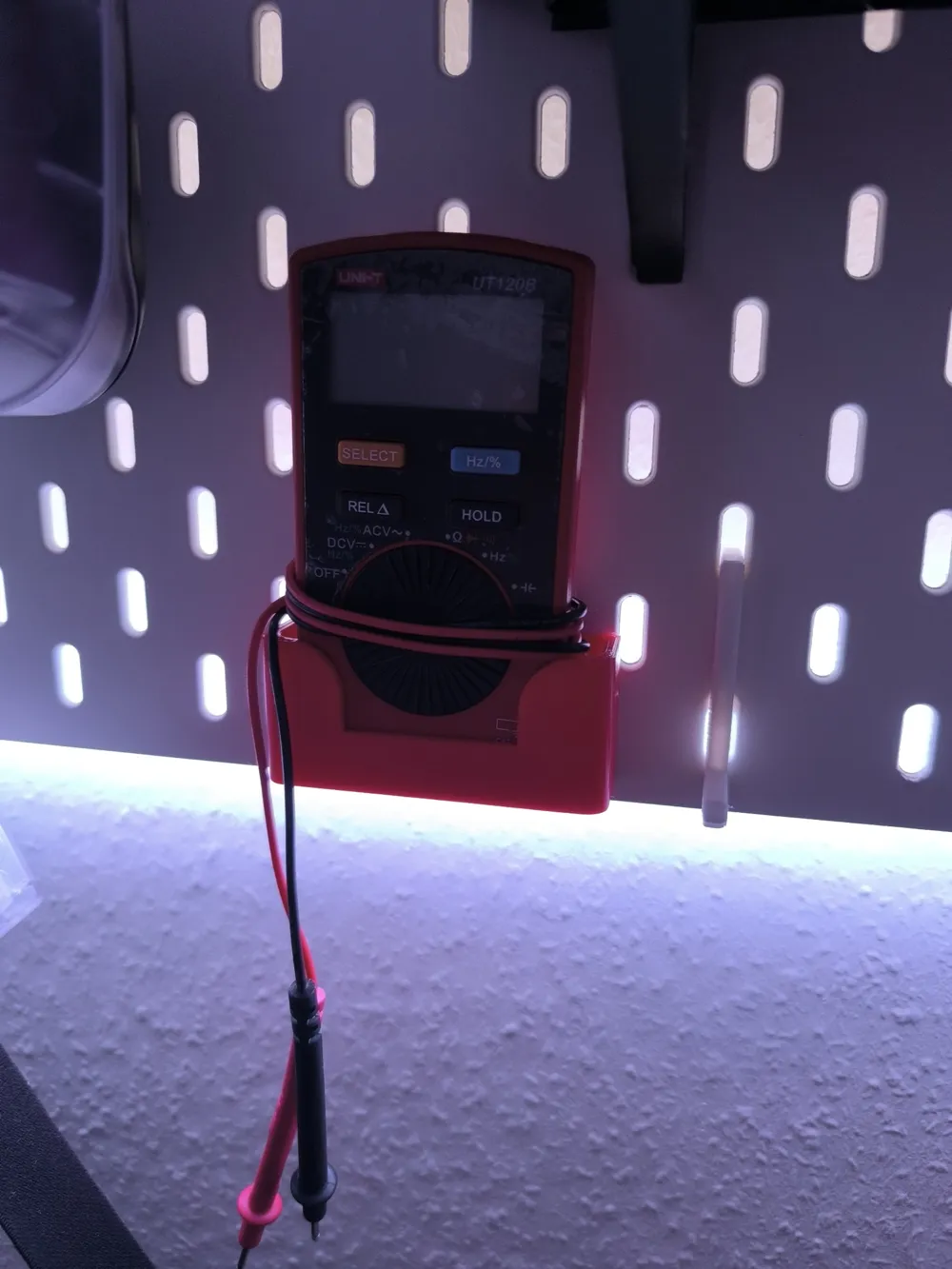 Skadis multimeter mount by Justus MakerWorld: Download Free 3D Models