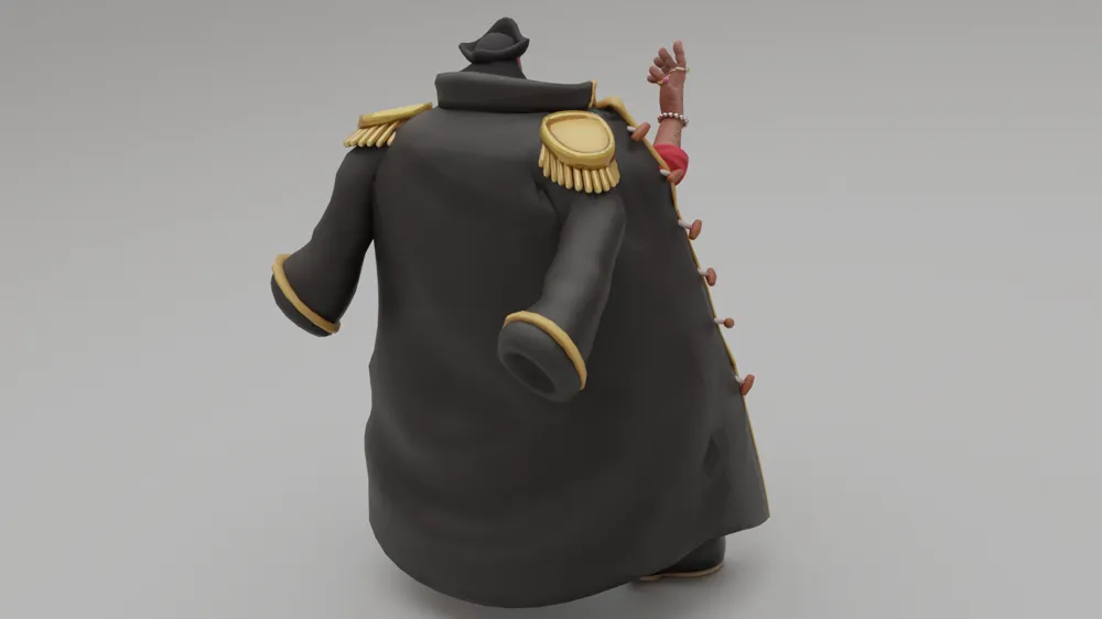 Blackbeard Fan Art Figure – One Piece Decor by Donna-321 MakerWorld ...
