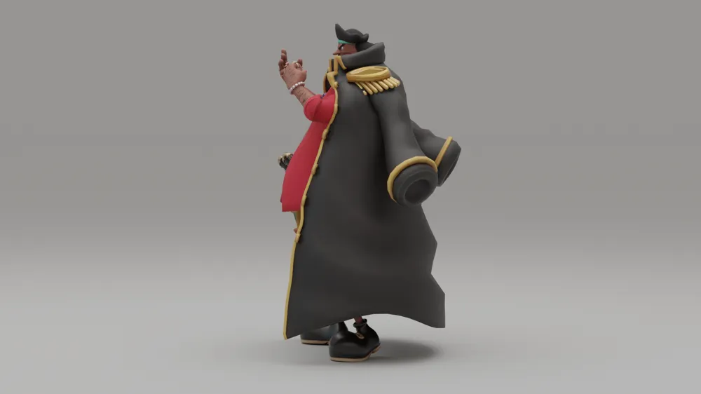 Blackbeard Fan Art Figure – One Piece Decor by Donna-321 MakerWorld ...