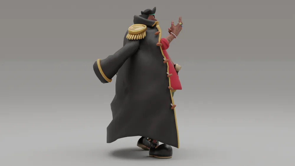Blackbeard Fan Art Figure – One Piece Decor by Donna-321 MakerWorld ...