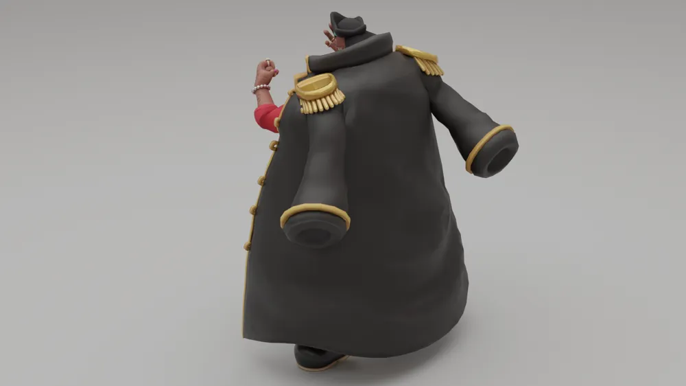 Blackbeard Fan Art Figure – One Piece Decor - Free 3D Print Model ...