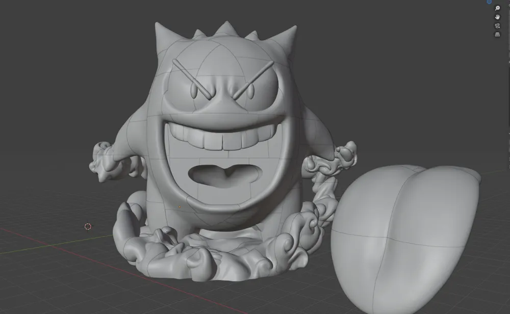 Life-Size Pokemon Gengar Ghostly Grin Edition by Ryan @ TheMajinLab ...