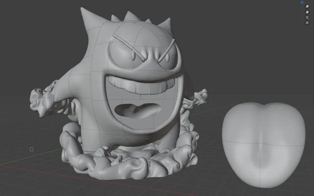 Life-Size Pokemon Gengar Ghostly Grin Edition by Ryan @ TheMajinLab ...