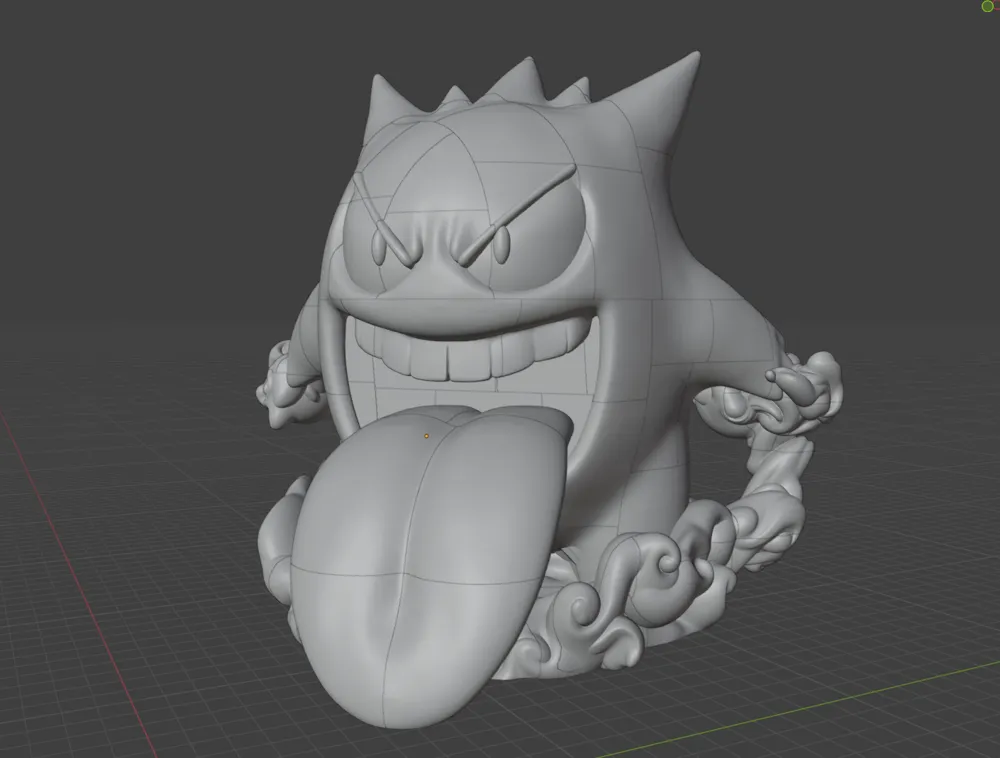 Life-Size Pokemon Gengar Ghostly Grin Edition by Ryan @ TheMajinLab ...