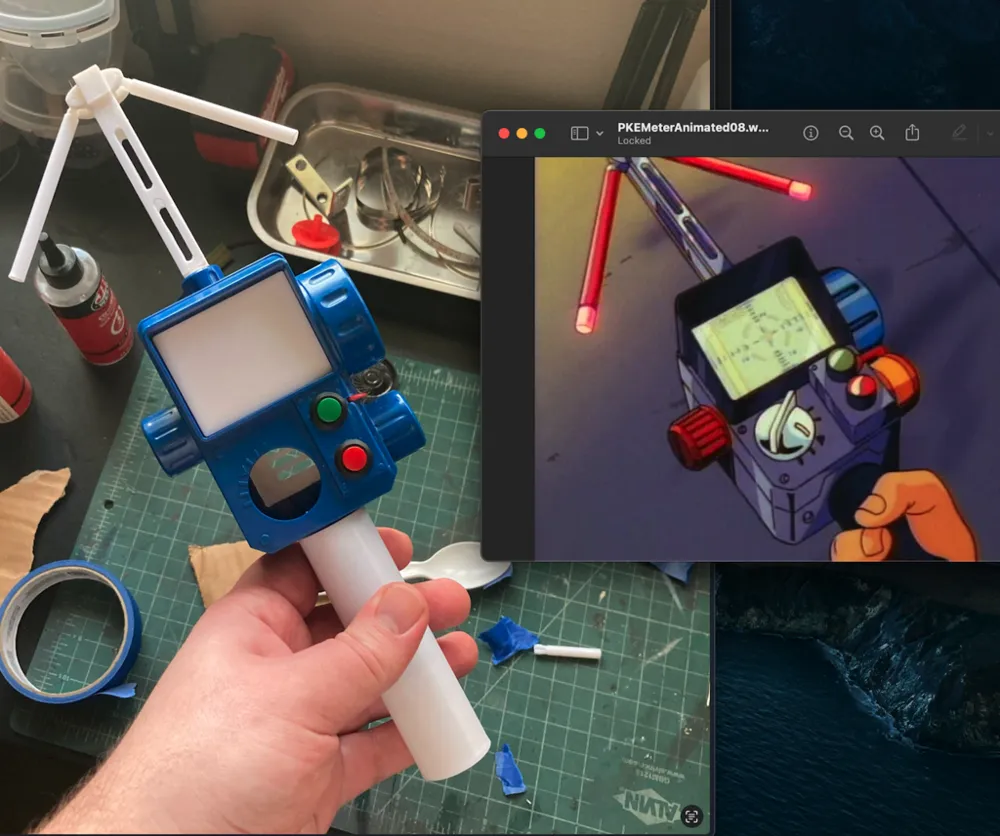 PKE Meter The Real Ghostbusters Kenner Toy Mod by FTL Fabrications ...