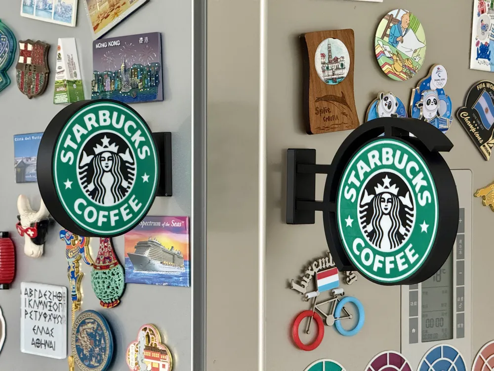 Starbucks Sign LOGO Refrigerator Magnet ｜ for A1 mini by Tinker ...