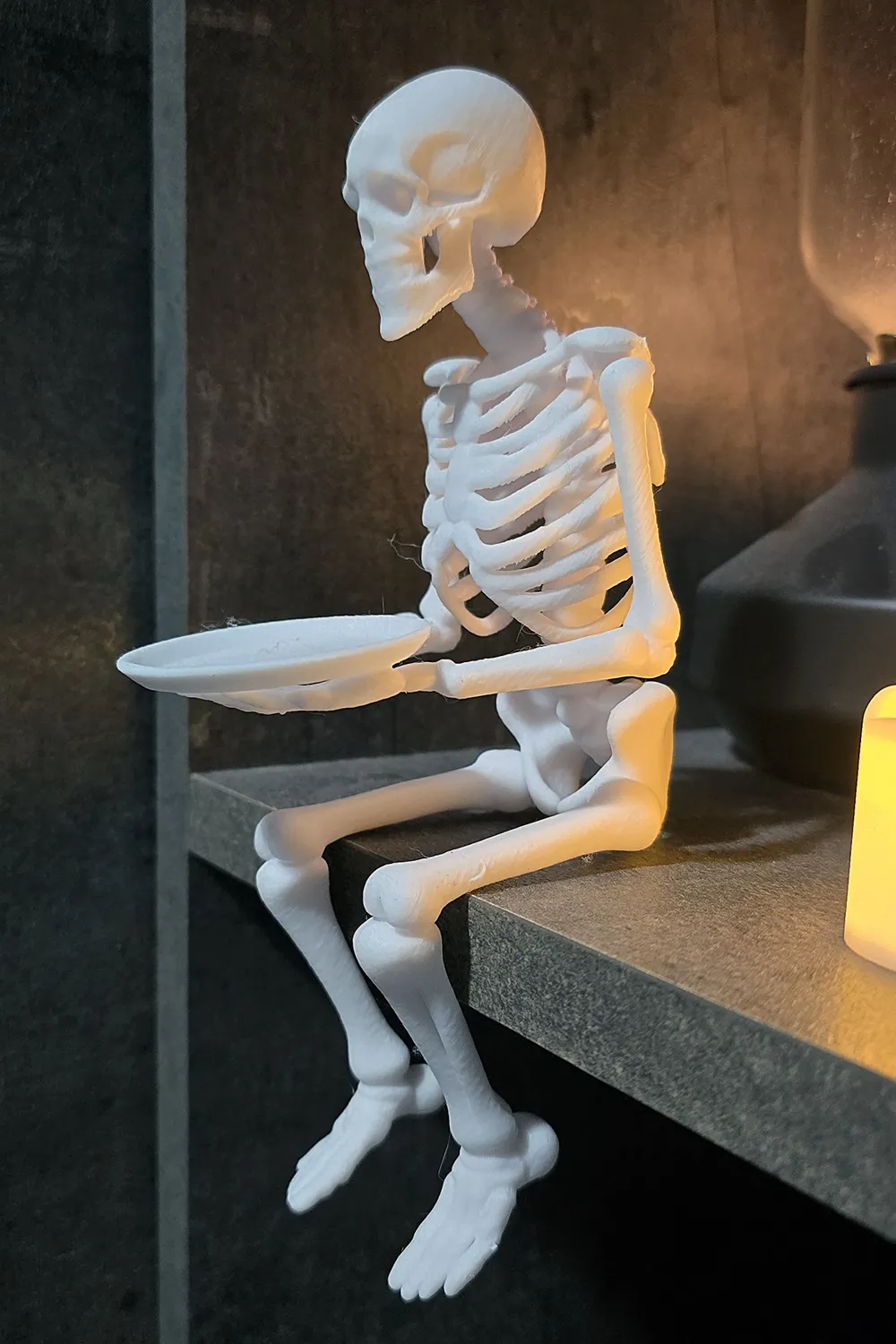 sitting skeleton by erSandrone MakerWorld: Download Free 3D Models