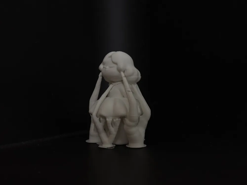 Chibi Cartoon Girl PIP for A1 mini - Free 3D Print Model - MakerWorld