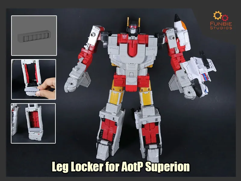 Leg Locker for Transformers AotP Superion - Free 3D Print Model ...