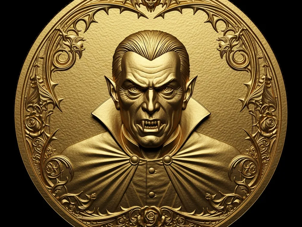 Dracula Coin by user_1996802999 MakerWorld: Download Free 3D Models