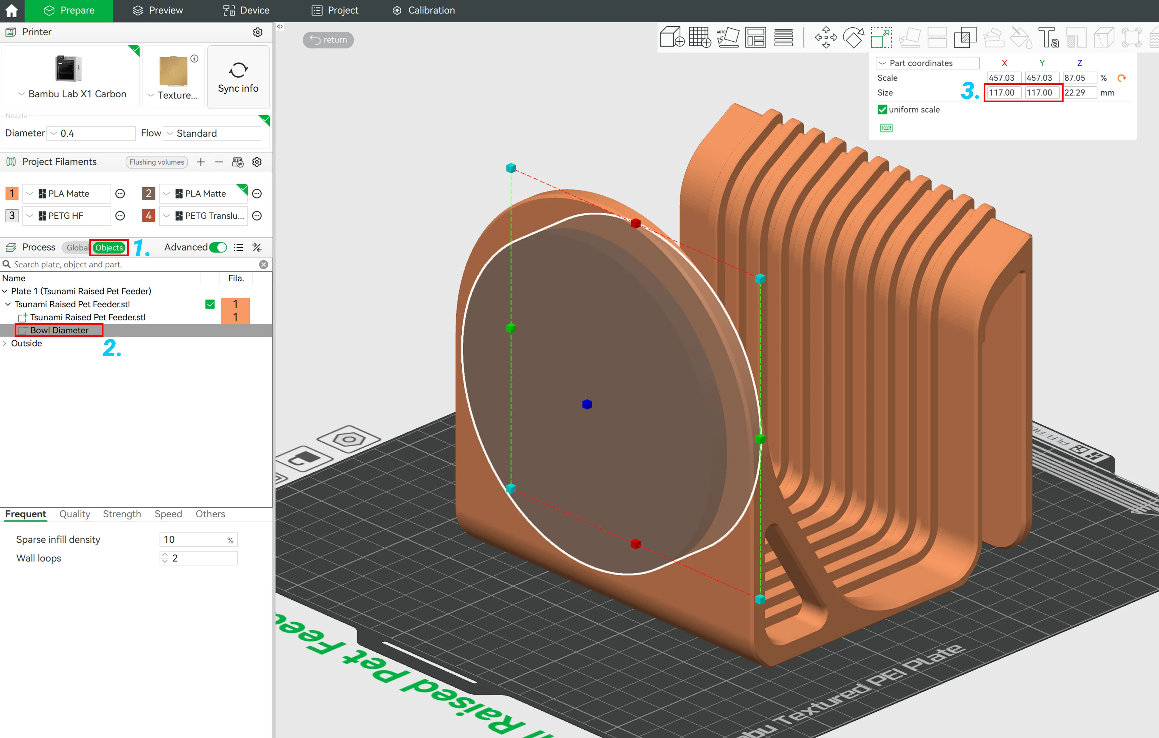 Onami Pet Food Bowl Raiser Stand - Free 3D Print Model - MakerWorld