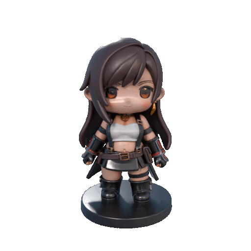 Final Fantasy VII: Tifa by 自然羽 MakerWorld: Download Free 3D Models