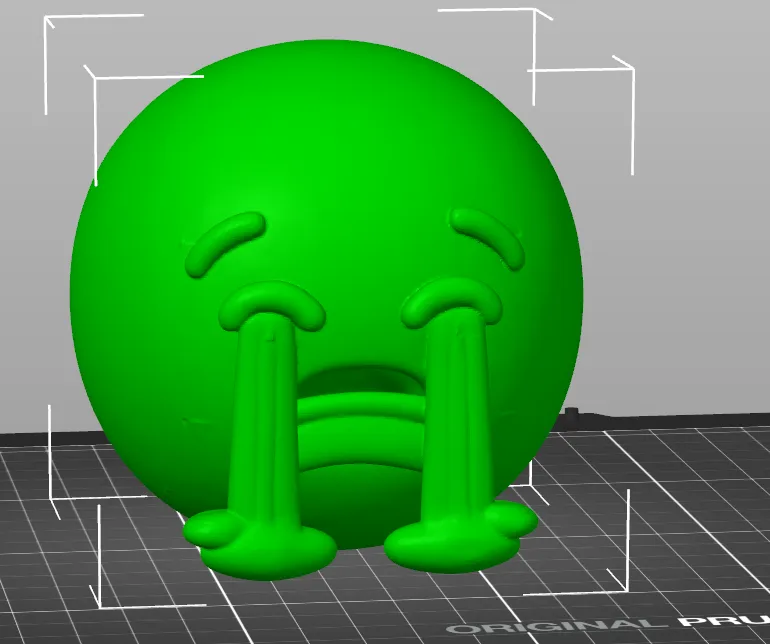 Loudly Crying Face Emoji in 3D by AmCanTech MakerWorld: Download Free ...