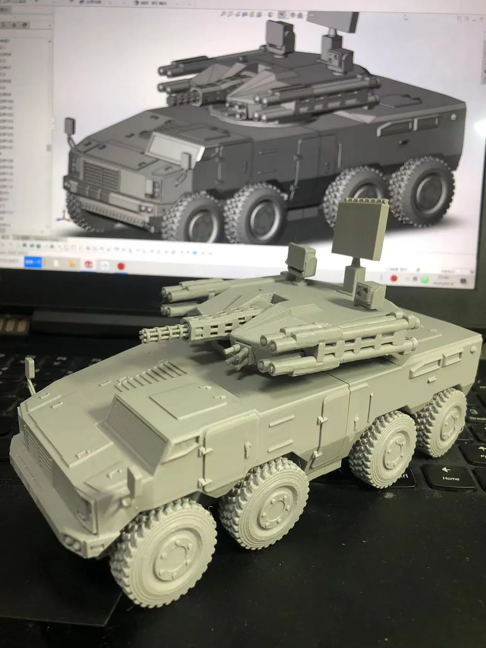 625 Anti-Aircraft Gun Land Aegis Assembled Combat Vehicle Military ...