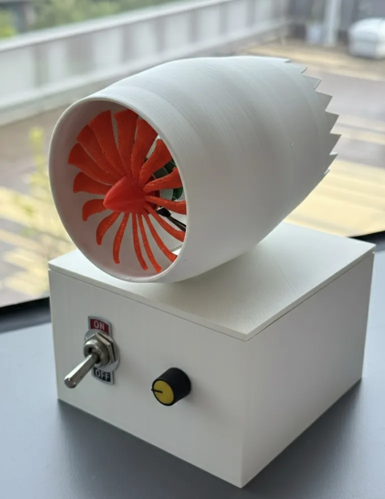 Articulated Aero Engine Model with Small Brushless Motor - Free 3D ...