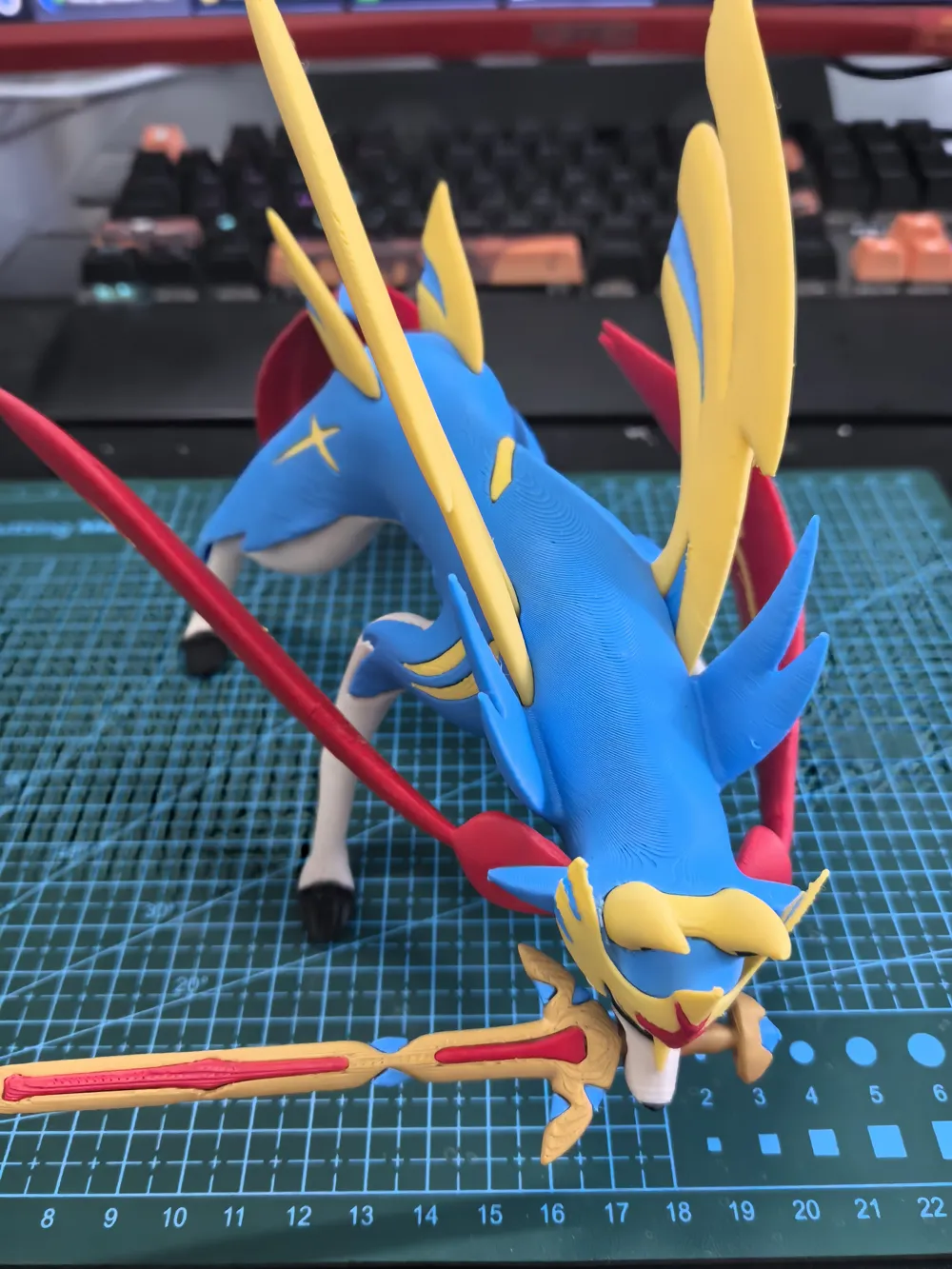 Pokemon Zacian Sword Dog (Multi-part Print) by 神机百炼 MakerWorld ...