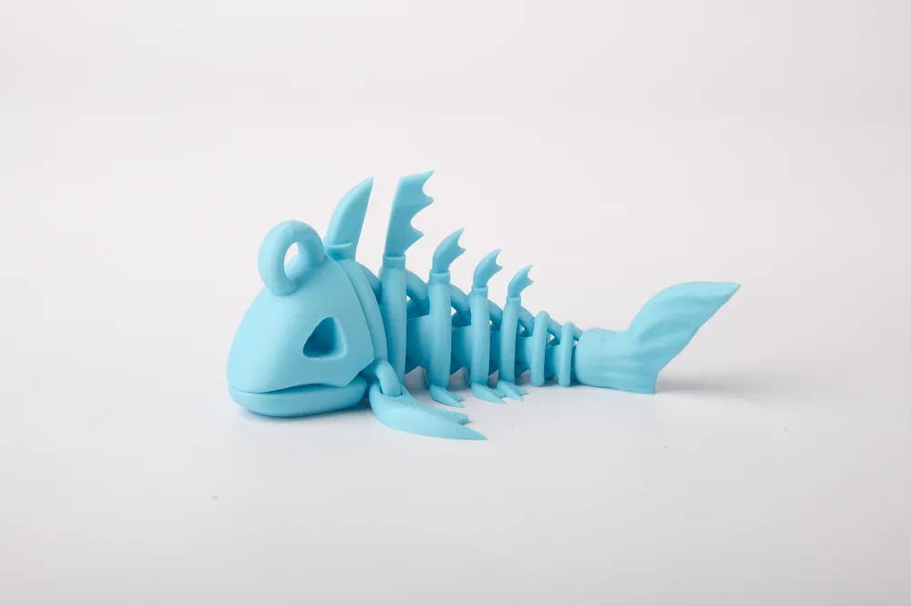 Articulated Fish Skeleton — Flexible Ocean Fidget - Free 3D Print Model ...