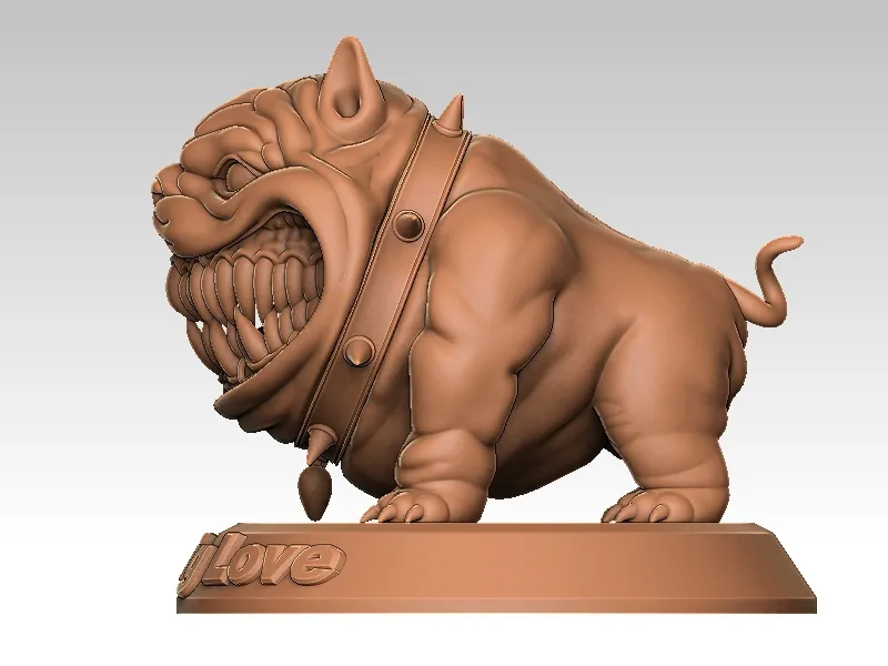 Smiling bulldog - Free 3D Print Model - MakerWorld