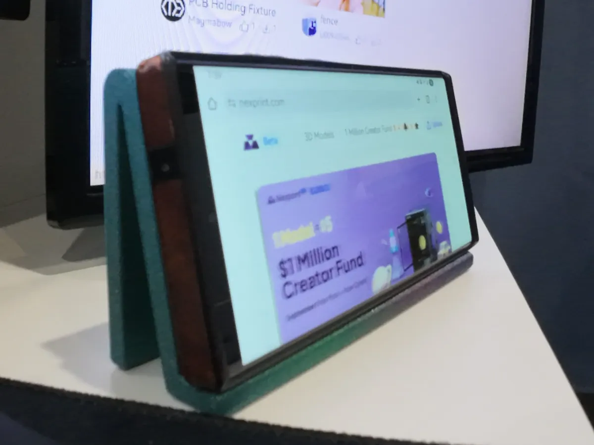 Simple Landscape Phone Stand - Free 3D Print Model - MakerWorld