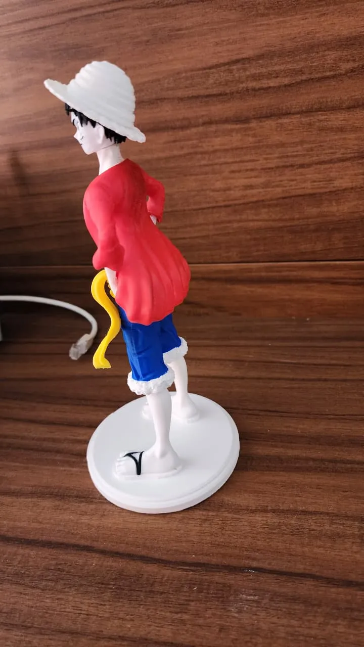 Multi-color Luffy in parts for AMS use by Alexandre Moura MakerWorld ...