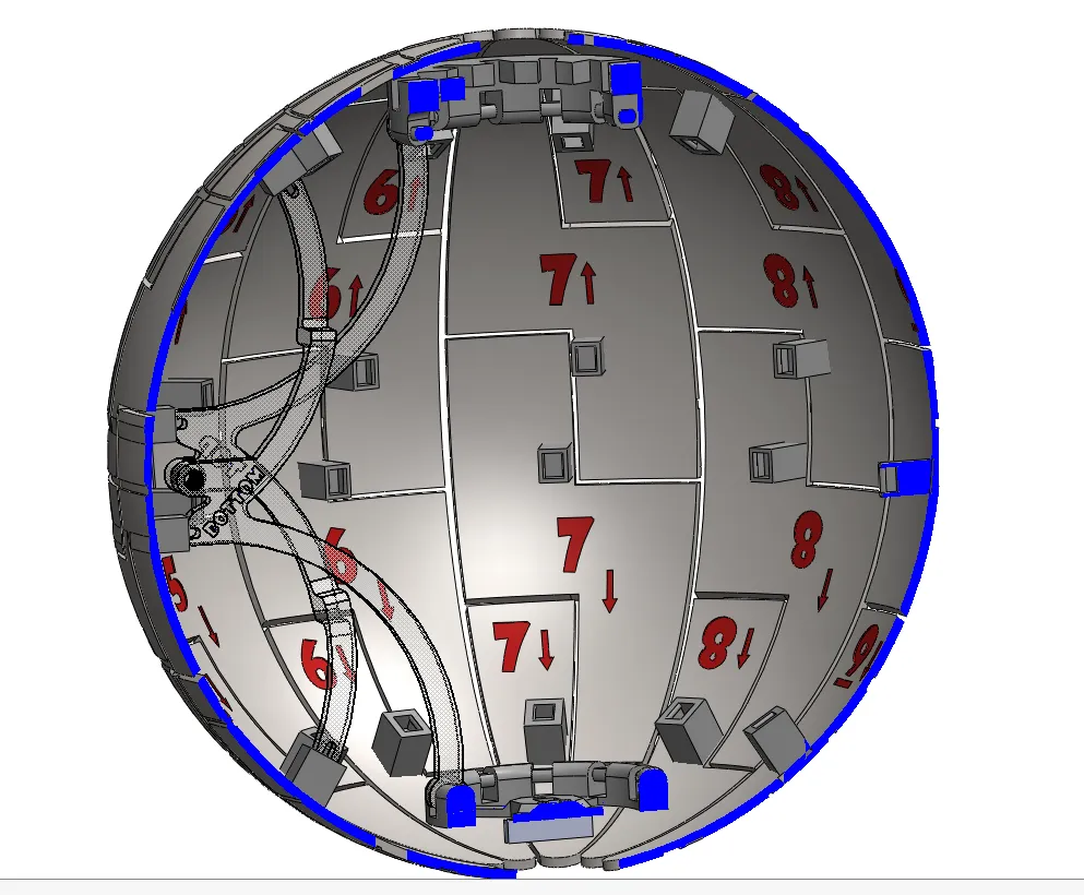 Exploding Death Star Pendant Lamp - Free 3D Print Model - MakerWorld