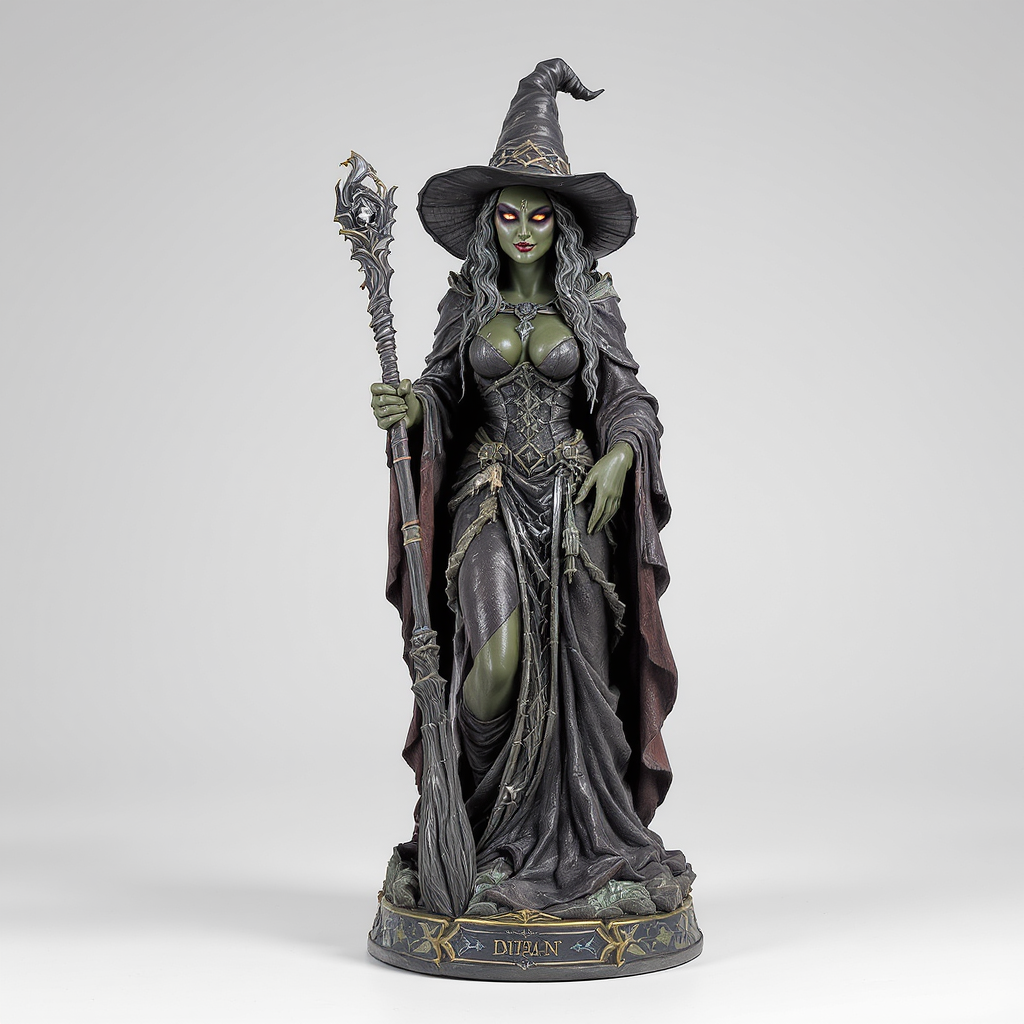 Witch Hexa Statue by harr4_SOMEONE MakerWorld: Download Free 3D Models