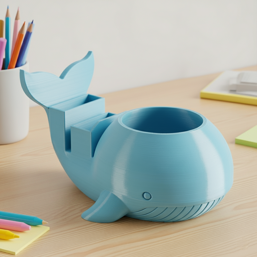 Wally the Whale Desk Pal [Back to School] by Quroin MakerWorld ...
