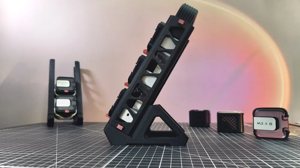 Tessera Desk Type A. Modular storage - Free 3D Print Model - MakerWorld