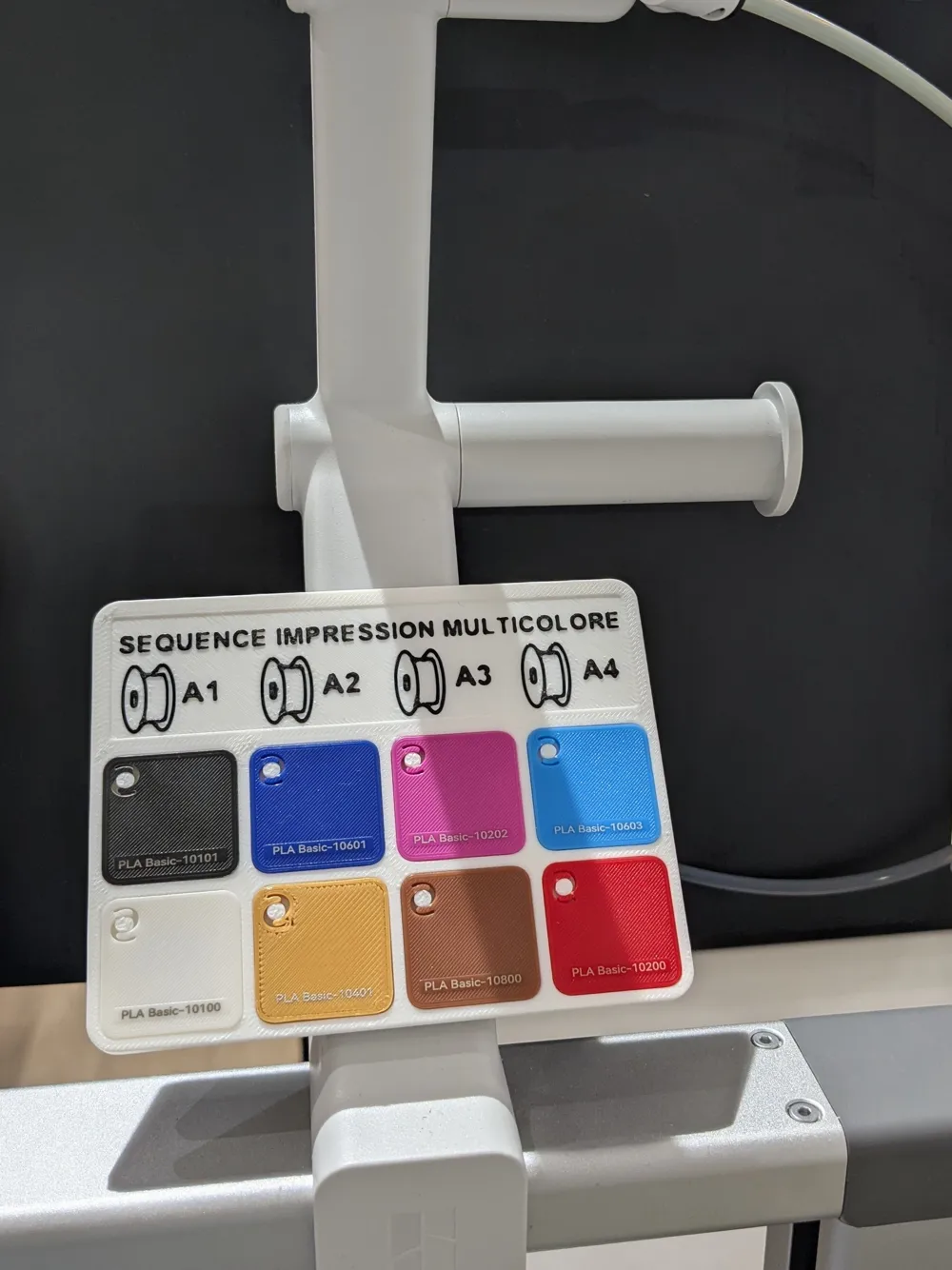 AMS Filament Sequence Visual Plate by Eulmike MakerWorld: Download Free ...