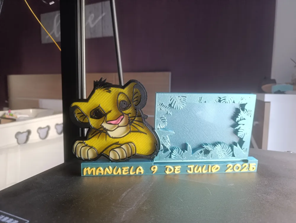 Simba Photo Frame by 3DRevolution MakerWorld: Download Free 3D Models