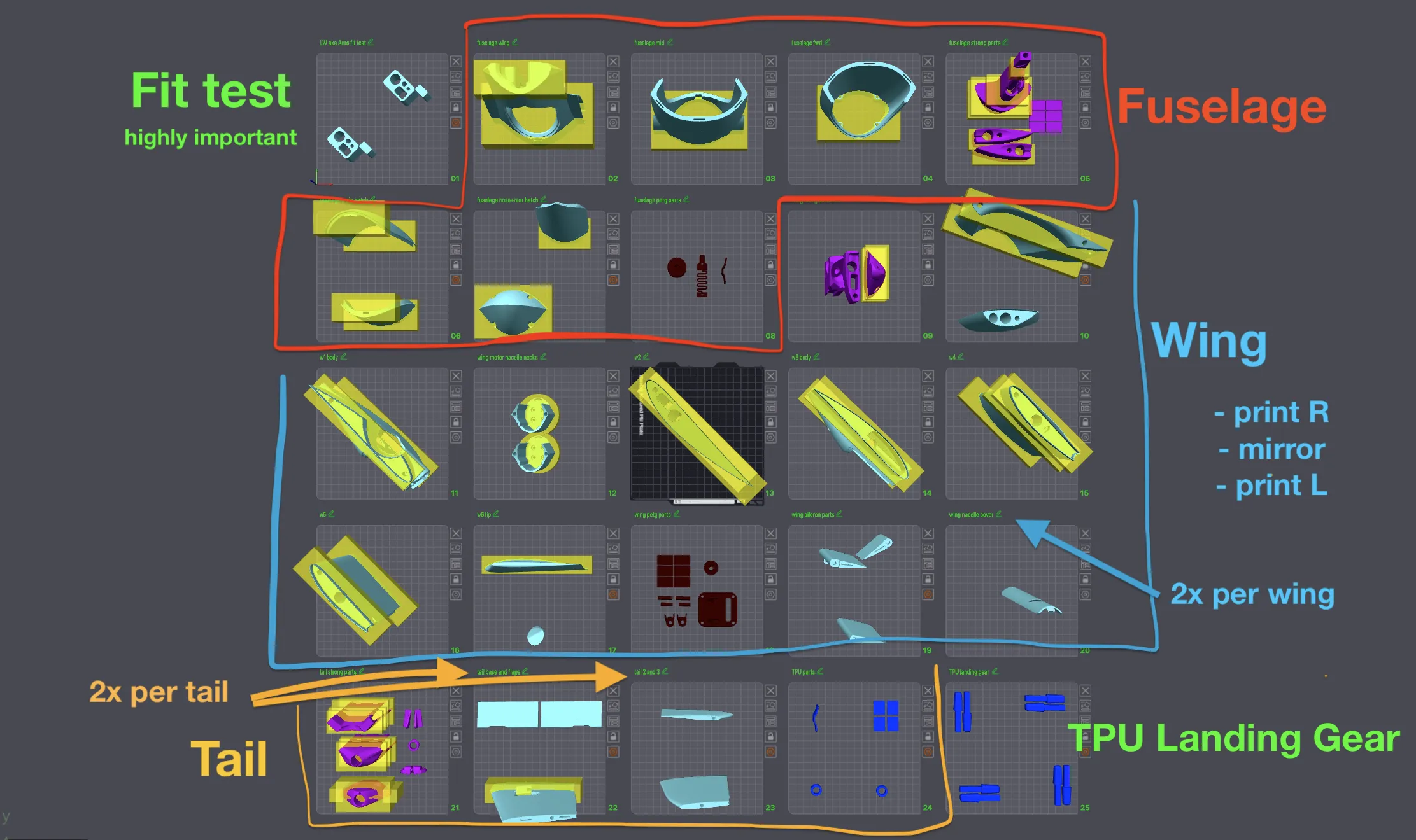 AeroFold V2: Folding VTOL 1.6m Plane by Tim O'Brien MakerWorld ...