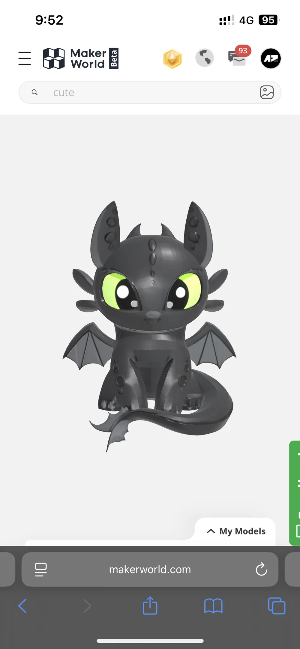 Toothless 01 - How To Train Your Dragon by AZ3D_PRINT MakerWorld ...